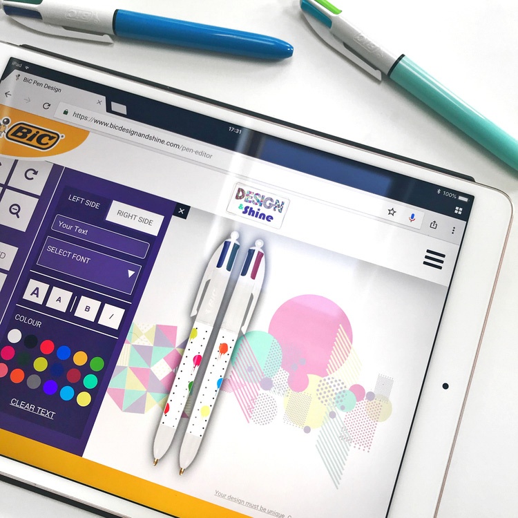 How BIC drove traffic to their Design & Shine website with 9 posts