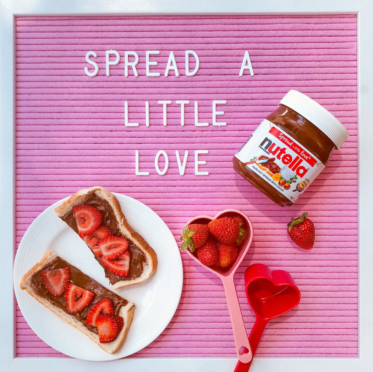 Nutella used 19 influencers on TRIBE to spread love for their product.