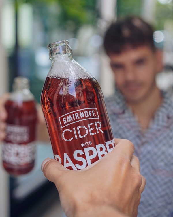Smirnoff showed off their Cider to 2.2m influencer followers