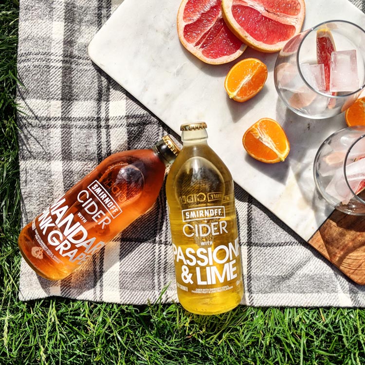 Smirnoff showed off their Cider to 2.2m influencer followers
