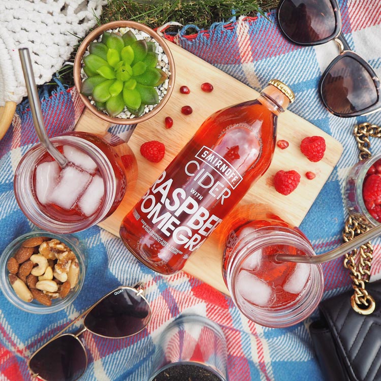 Smirnoff showed off their Cider to 2.2m influencer followers